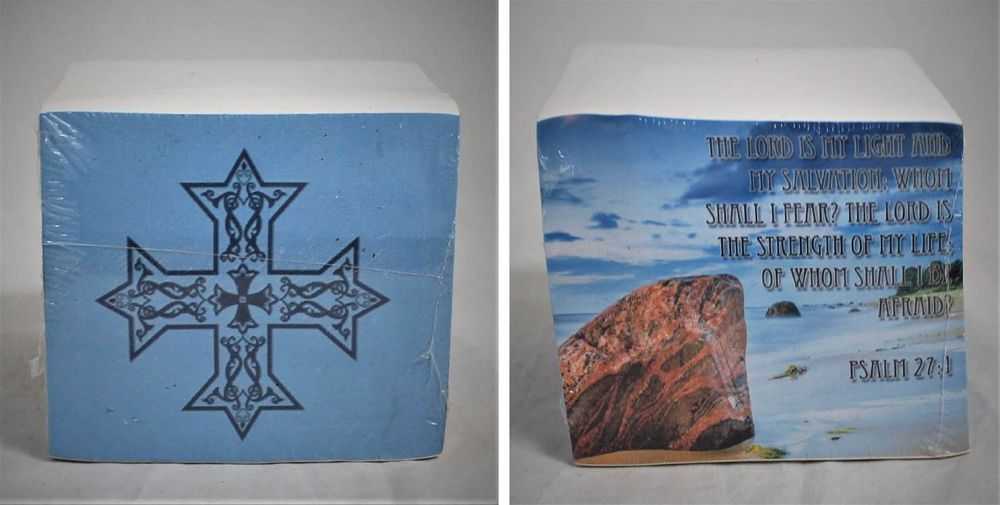 Coptic Cross Sticky Notes - Blu | St. Moses Bookstore