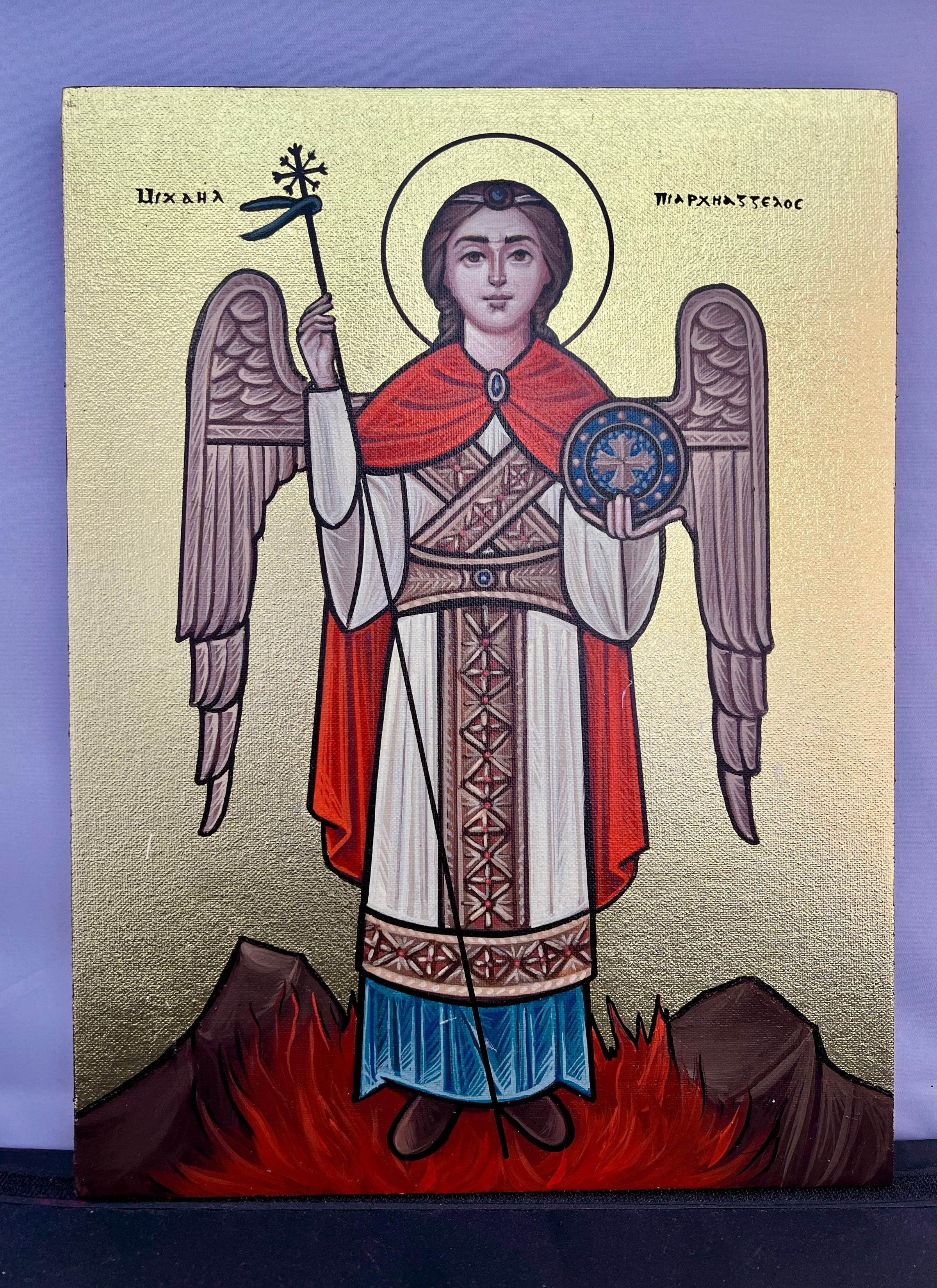 how to draw coptic icons