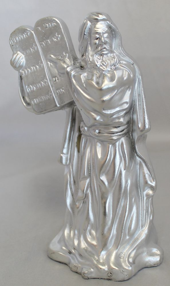 Silver Moses the Prophet Statue | St. Moses Bookstore