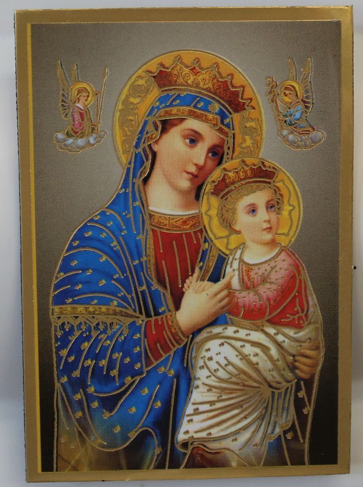 St. Mary & Jesus Gold Magnet | St. Moses Bookstore